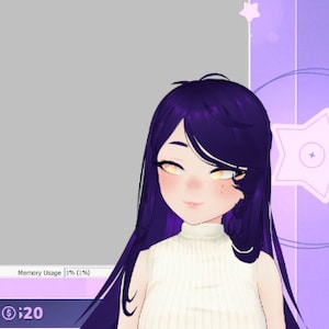 Dark Moon: Animated Vtuber Overlay Pack Minimal, Starry, Elegant Theme ...