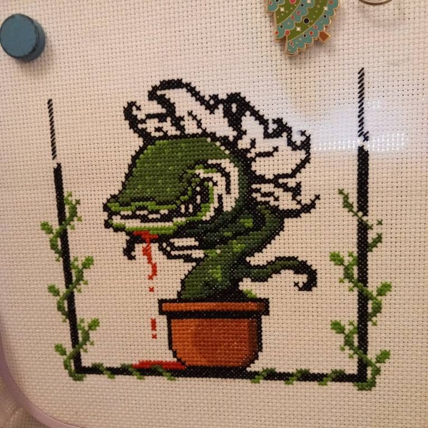 Little Shop of Horrors - Cross Stitch Pattern - Horror, Movie, Macabre ...