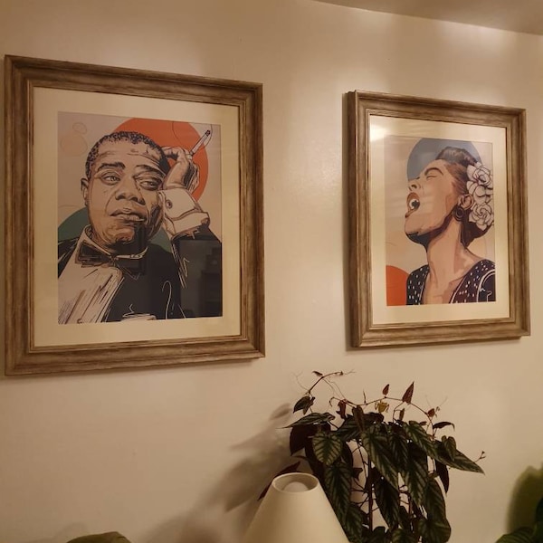 Billie Holiday Portrait, Billie Holiday Art Print, Billie Holiday ...