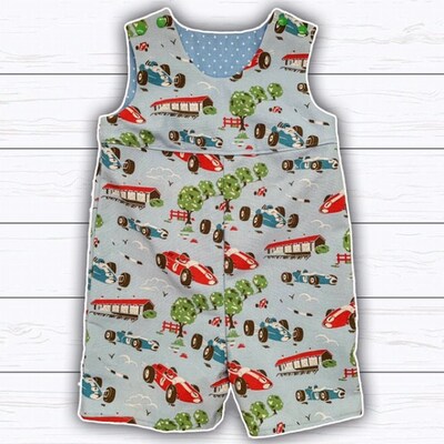 Short & Long Boys Romper PDF Sewing Pattern. Jon Jon, Longall Digital ...