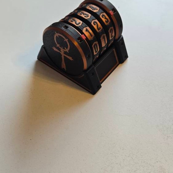 Spell Slot Counter With Magnetic Storage, Stand & Clickable Dials for ...