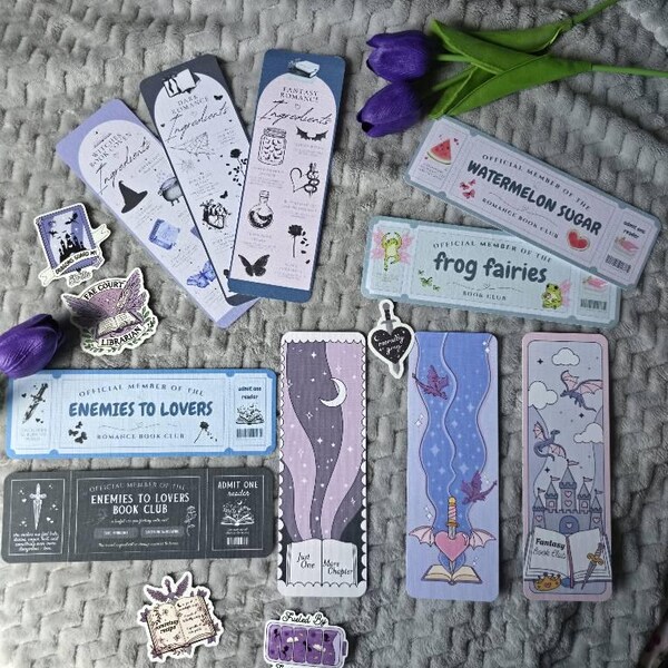 Bakery Bookmark | Bake a Book Boyfriend Recipe Bookmark | Bookish Gift ...