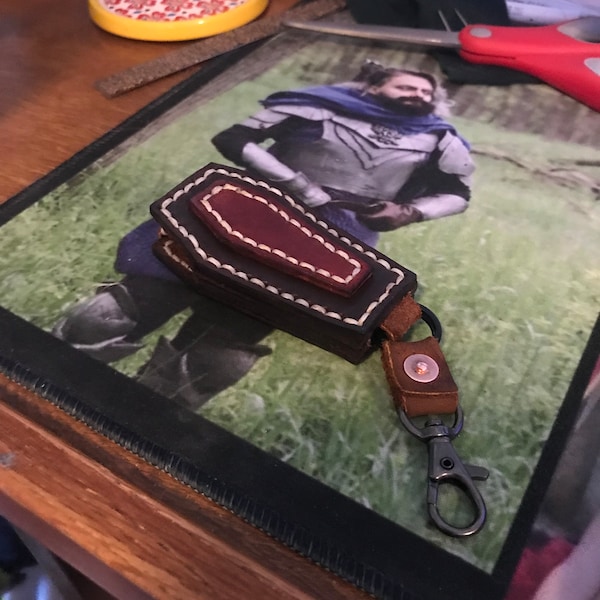 Leather Halloween Key Fobs Patterns Set - Etsy