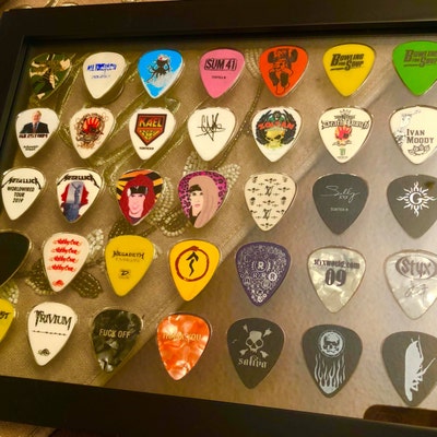 Guitar Pick Display Clear Holds 35 Guitar Picks 8 - Etsy