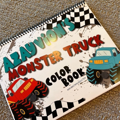 Custom Children's Color Book Full Size Large Coloring Book for Kids Fun ...