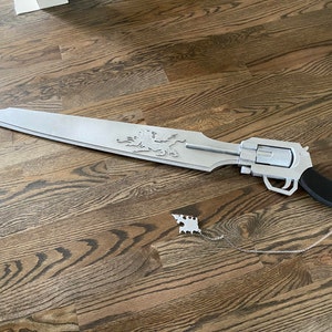 Final Fantasy XIV FF14 Thancred Waters Gunblade Cosplay Props Replica ...