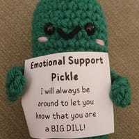 Emotional Support Pickle & Positive Poo Pattern Bundle,us Terms ...