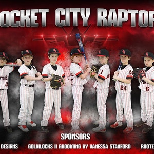 Baseball SELECT Horizontal Digital Backgrounds - Etsy