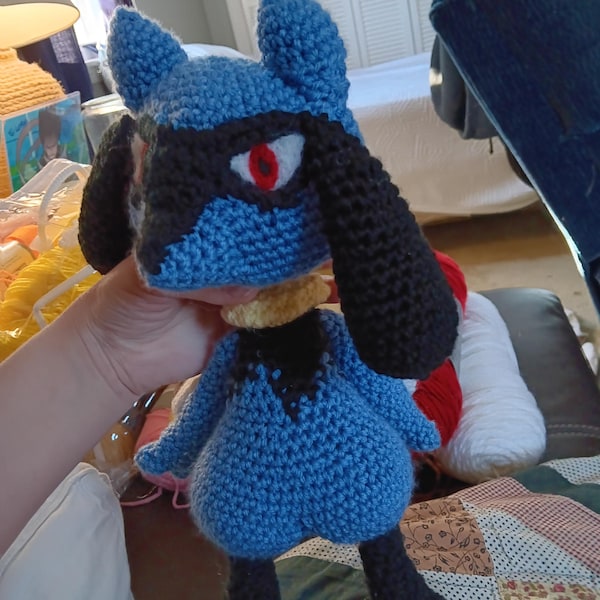 ENG/ESP Riolu Pattern Amigurumi PDF - Etsy