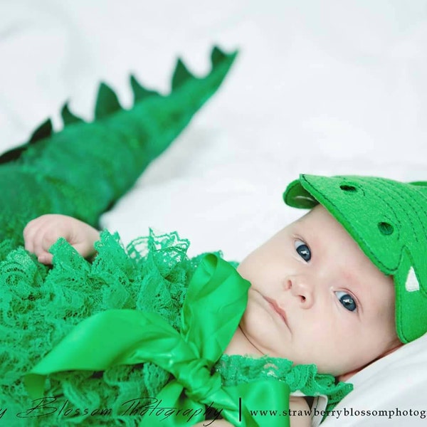 Crocodile Felt Embroidered Mask - Kid & Adult - Pretend Play ...