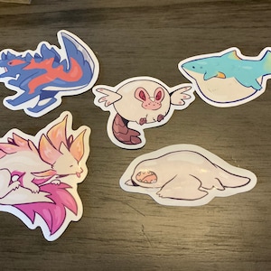 Monster Hunter Chibi Stickers - Etsy