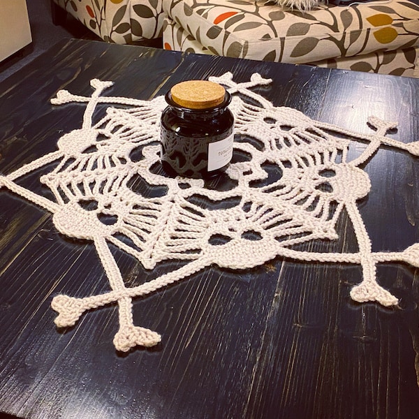 Granny Goth Skully Square - Etsy