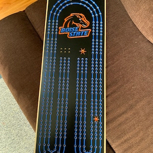 Extra Large Cribbage Board With Large Metal Pegs FREE SHIPPING in ...