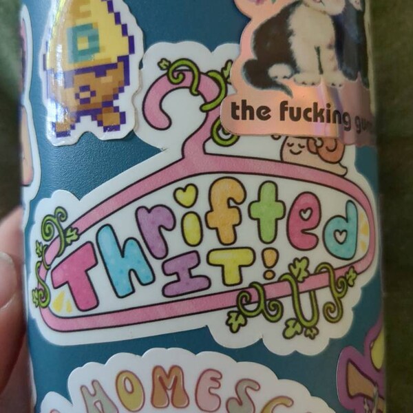 Thrifted It, Vinyl Sticker, Thrifting, Cute Fashion, Secondhand ...