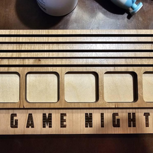 Personalized Board Game Card Holder Tabletop Resource Organizer, Gaming ...