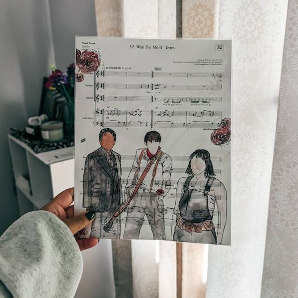 Moulin Rouge Derek Klena Sheet Music Art - Etsy
