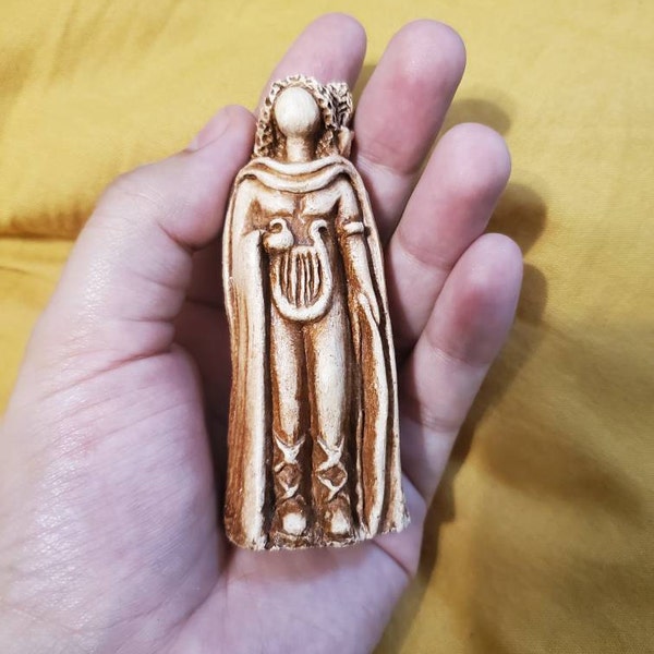 Apollo Statue God / Phoebus / Apolo Mini Figure of Clay / He is the Son ...