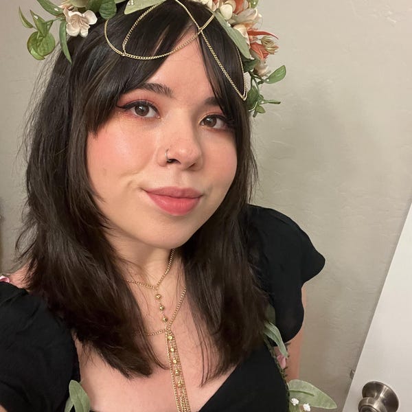 Hades Greek God Flower Crown - Etsy