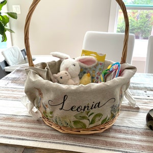 Peter Rabbit Personalized Easter Basket Liner Custom Easter Basket ...
