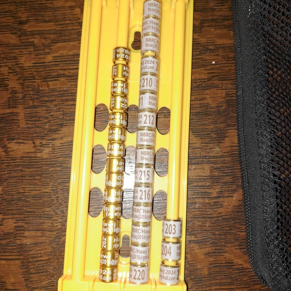 Aluminium Pigeon Rings - Pigeon Bands - Personalized - Parrot Conure ...