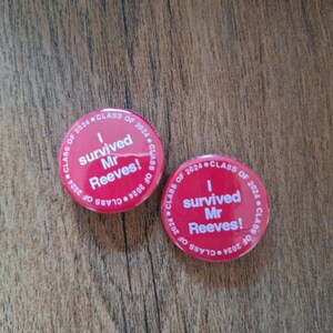 I Have Tics Badge Button Pin - Etsy