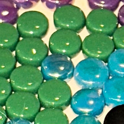 100 MINI Glass Gems, Miniature Vase Fillers, Clear Glass Gems, Small ...