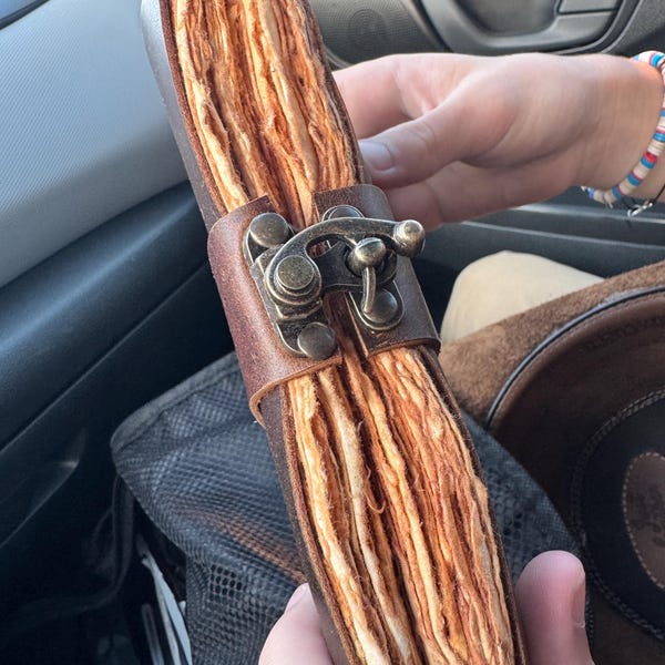 Large Journal Pentagram Vintage Leather Journal Grimoire Book of ...