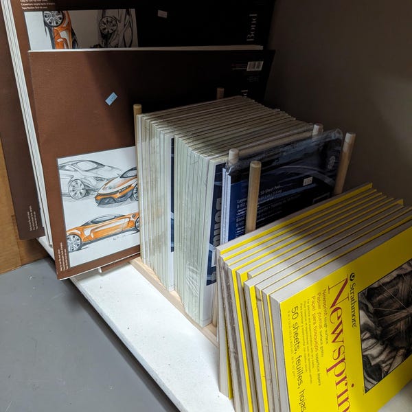 Adjustable Art Storage Rack for Framed Art, Picture Frame, Canvas ...