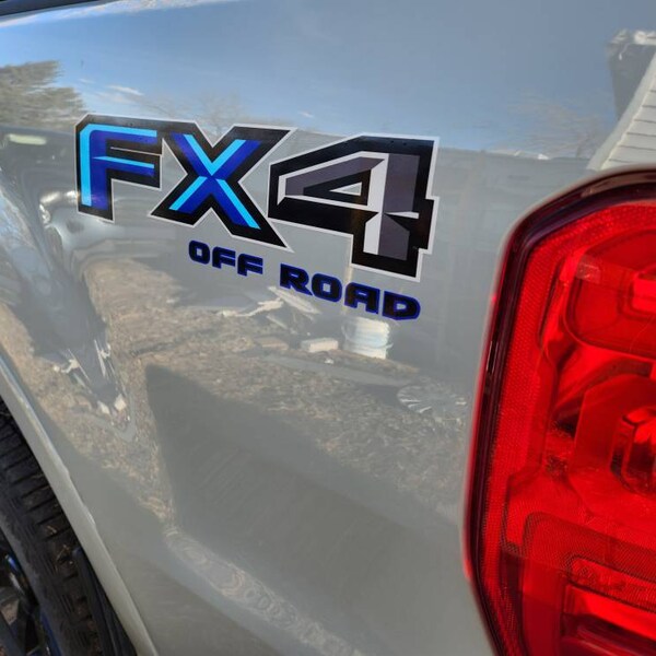 Set of 2: STX 4X4 off Road Truck Bed Decals Stickers Ford F150 PURPLE ...