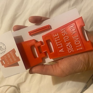 Romantic MINI SIGN. A Little Sign to Say I Love You. Valentines Gift ...