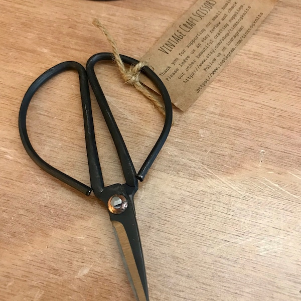 Vintage Finish Black Notion Scissors / Sharp Scissors / Bonsai Scissors ...