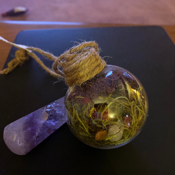 Crystal Witch Ball - Witch Ball - Home Blessing Ball - Home Protection ...
