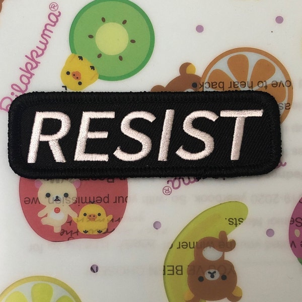 RESIST Enamel Pin / Anti-trump Resistance / Political Statement Lapel ...