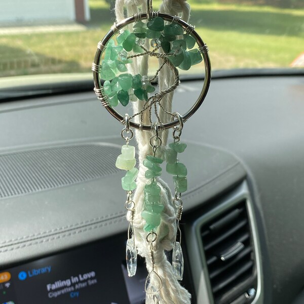 4” Ukanite Wire Wrapped Crystal Tree of Life Suncatcher - Handmade ...