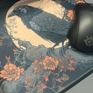 Dark Academia Gothic Desks Mat Japanese Jellyfish Art Otaku Pads Goth ...