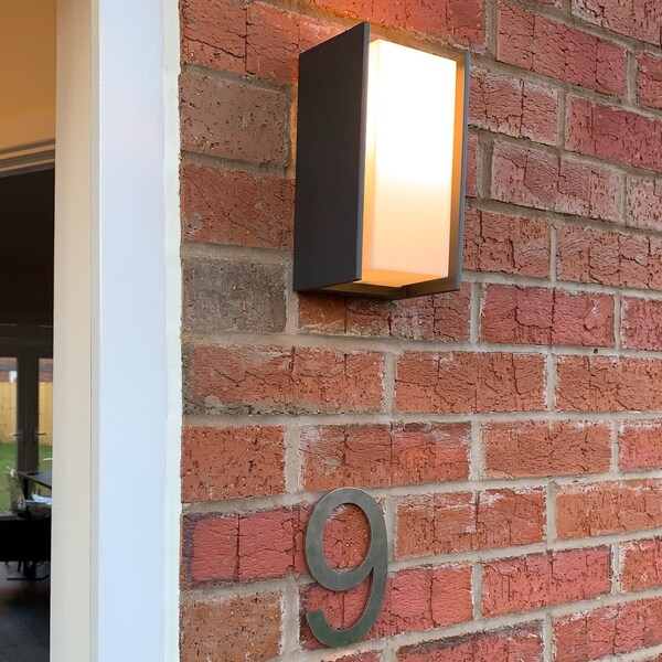 Art Deco House Numbers, Stainless Steel House Numbers, Art Deco ...