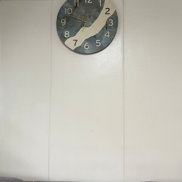 Modern Style Wall Clock ,white Background ,clock With Numbers, Home ...