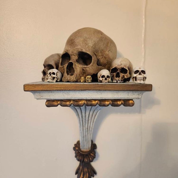 Winged Raven Skull, Afterlife Totem of the Elysian Corvid, Wall Mounted ...