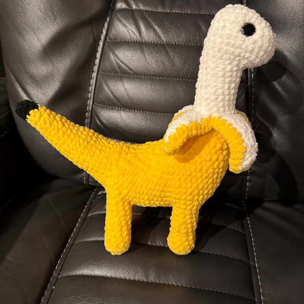 Bananasaurus Dinosaur NO SEW Crochet Pattern - Etsy