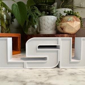 Alabama Roll Tide Block Letter Shelf Decor University of Alabama 3D ...