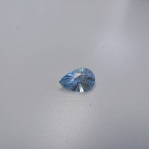 Quality Lab Created London Blue Topaz Triangle Shape 12X12X8.40MM Step ...