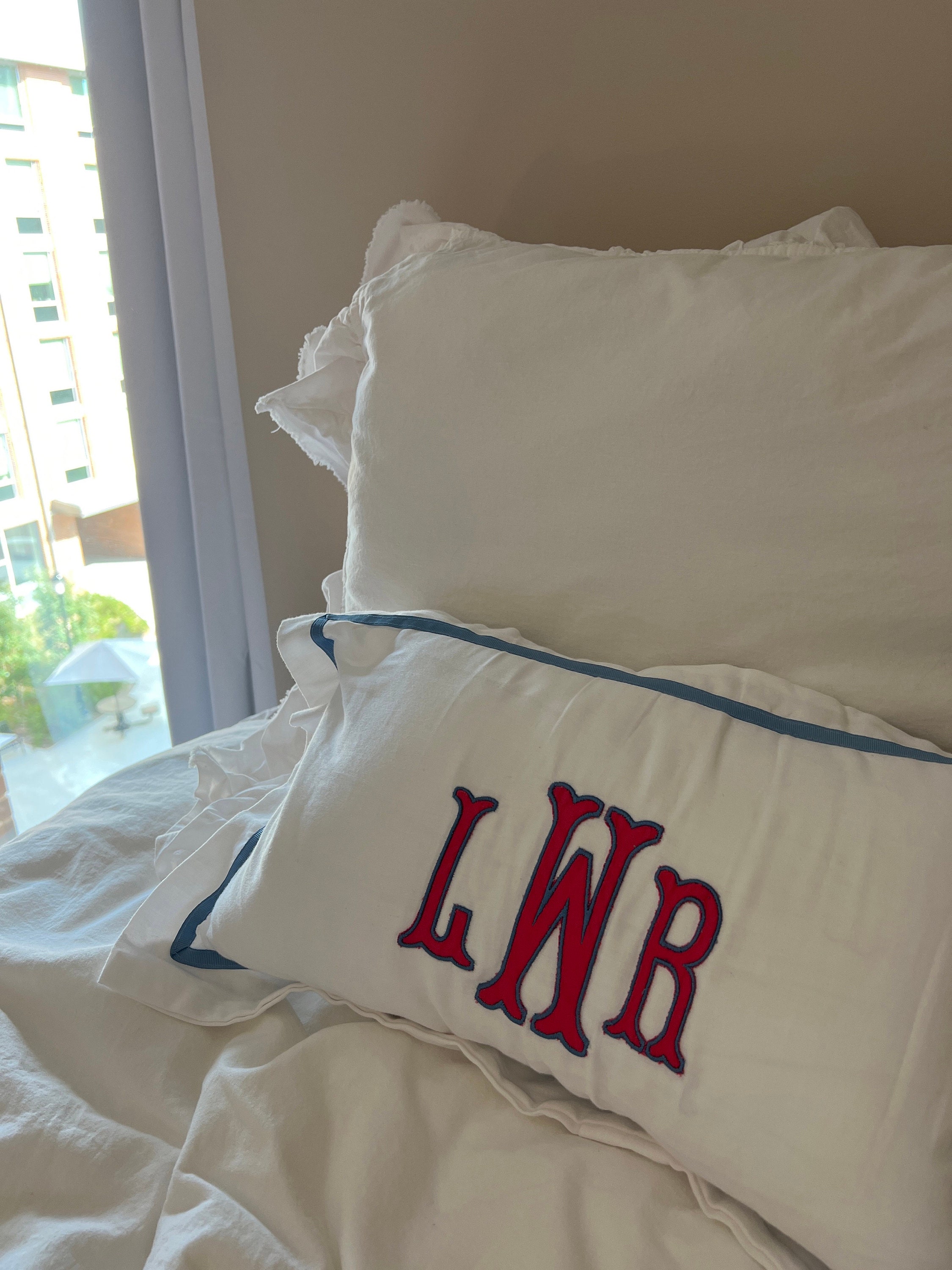 Monogram Applique Sham