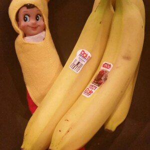Custom Christmas Elf Banana Costume Photo Prop - Etsy