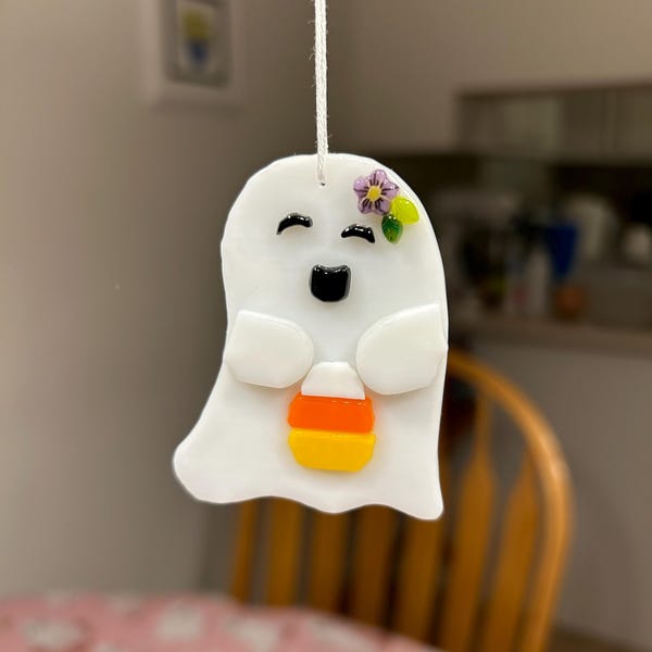 Candy Corn, Fused Glass Halloween Decorations - Etsy