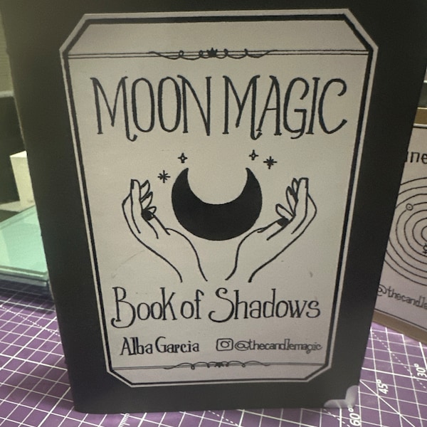 Moon Magic Book of Shadows - Etsy