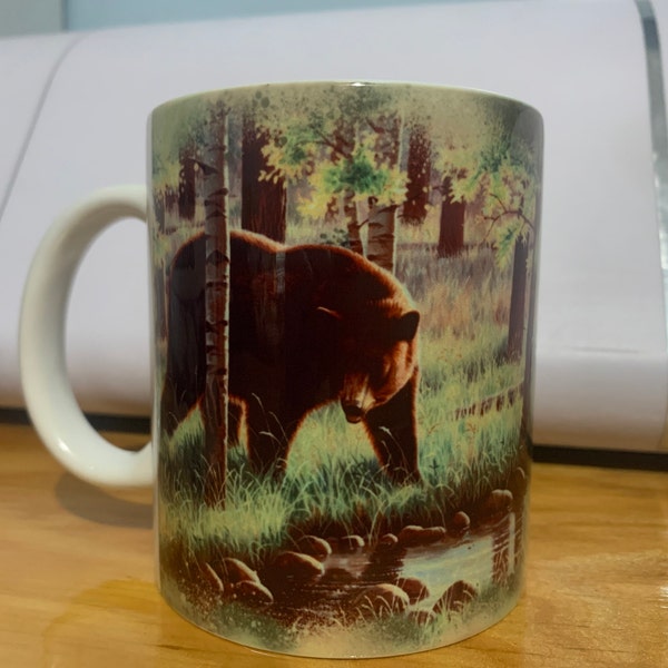 Bull Elk, Mug, Template, Full Wrap, Sublimation Design, Digital ...