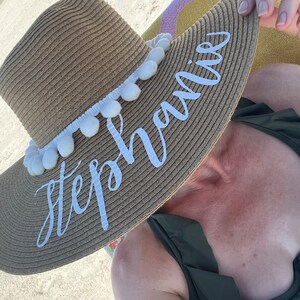 Shadow Monogram Pool Bag // Bridesmaids Wedding Custom - Etsy