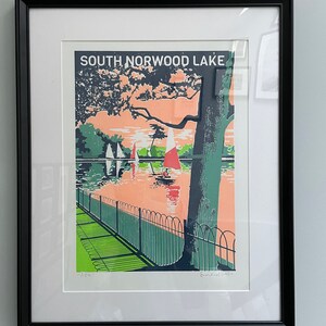 Penge A3 Screen Print, Alexandra Nurseries & Pub, South London Limited ...