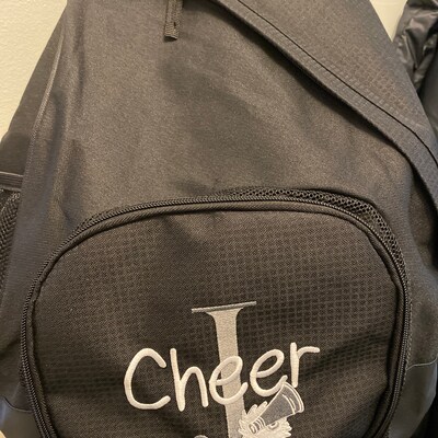 Personalized Large Sling Backpackmonogrammed Cheer Bagcustom - Etsy