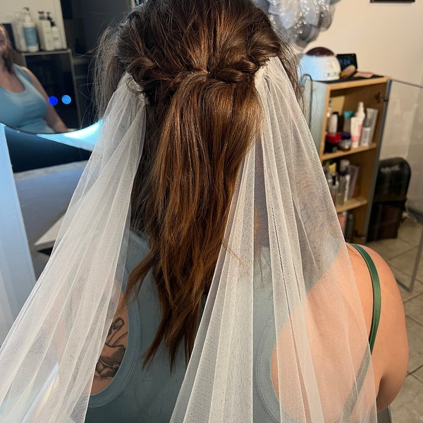 Viking Wedding Cape Veil, Silver Star Draped Bridal Cloak, Sparkly ...